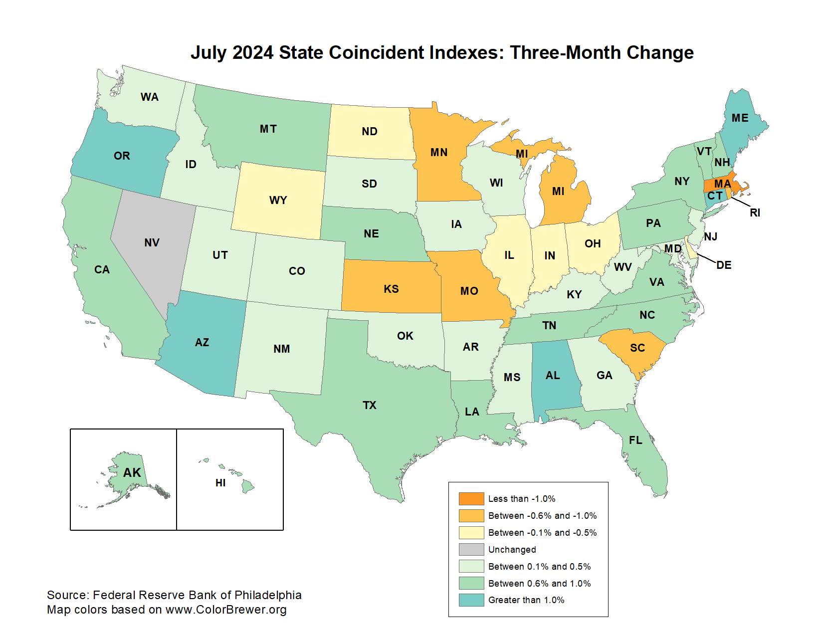 Historical Maps: State Coincident Indexes